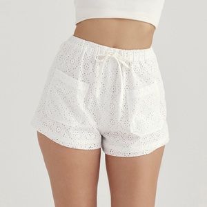 House of CB | Shorts | House Of Cb White Broderie Anglaise Shorts ...